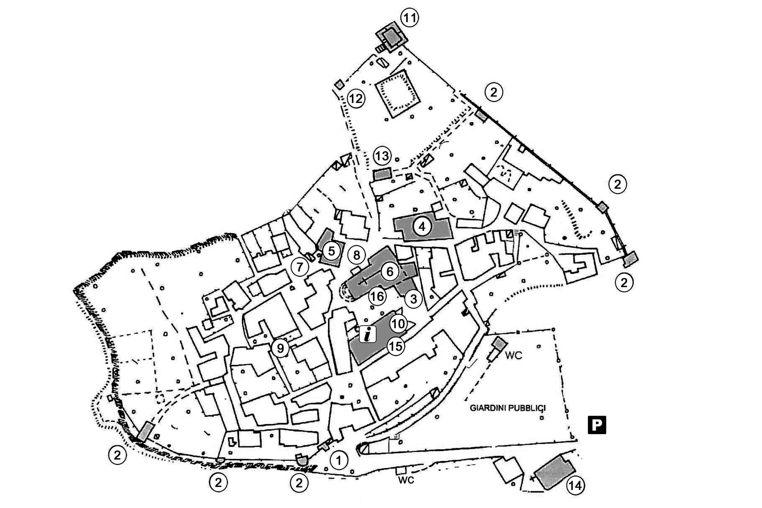 Monticchiello map - Teatro Povero di Monticchiello